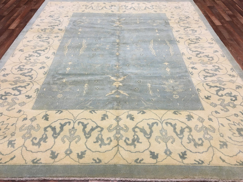 Blue and Beige Modern Oriental Rug 8'X10'