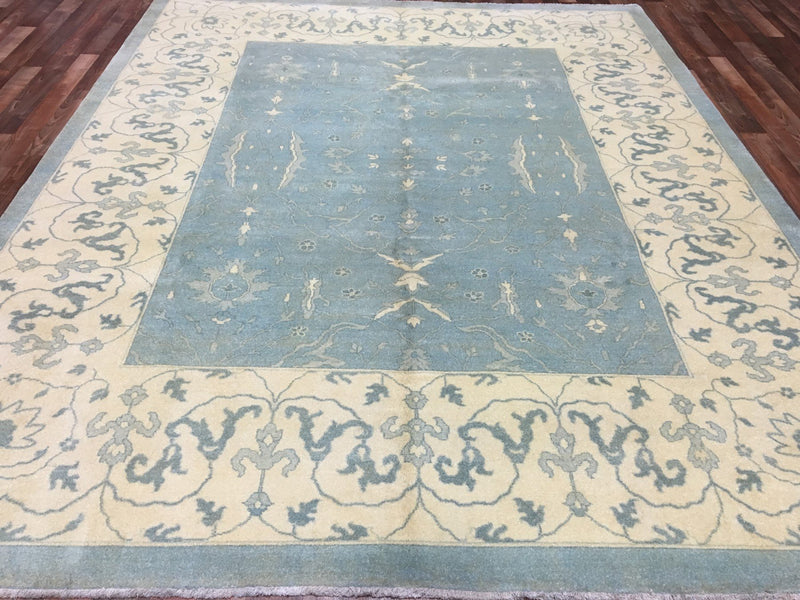 Blue and Beige Modern Oriental Rug 8'X10'