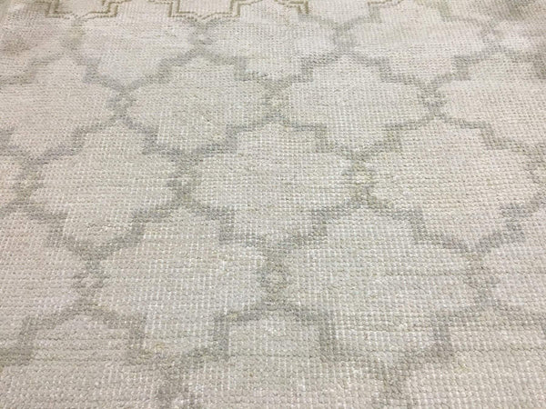 Beige Tiles Large Oriental Rug 8'X10'