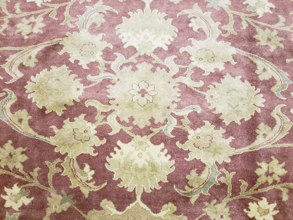 Red and Beige Agra Area Rug 9'X11'10