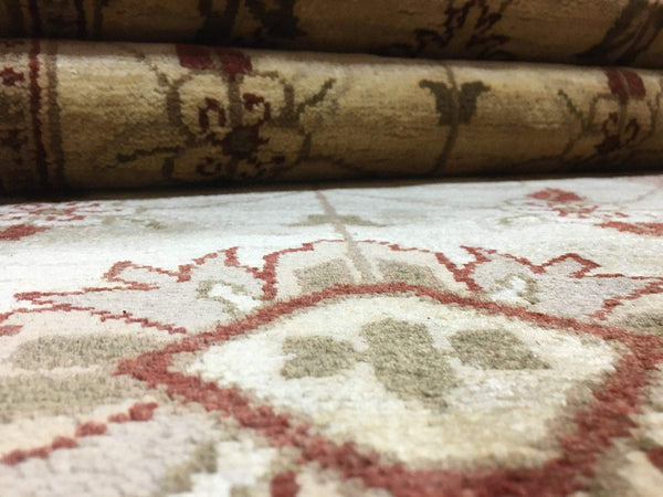 Beige Pakistan Peshawar Runner Rug 2'8X10'3