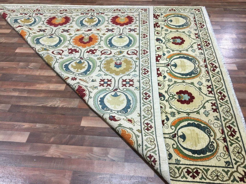 Beige Very Fine Pakistan Tribal Design Oriental Rug 8'1X10'